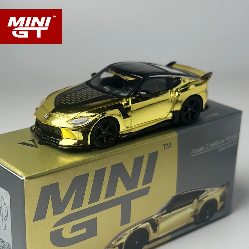 MINIGT 1:64 Nissan Z VeilSide FFZ400 Gold Chrome MGT alloy Car Model ...