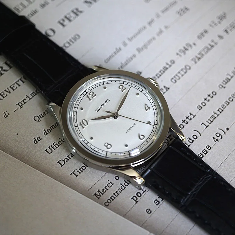 FARASUTE-Simple-Waterproof-Retro-Watch-Replica-Stainless-Steel-Imported ...
