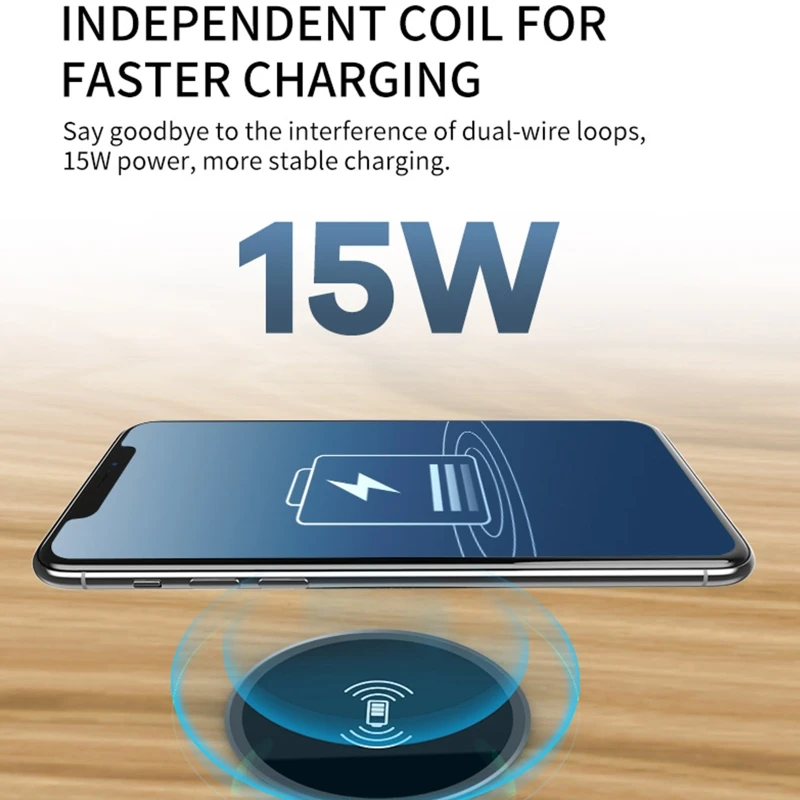 18w Qi Wireless Charger Furniture Desktop Embedded | Embedded Wireless ...