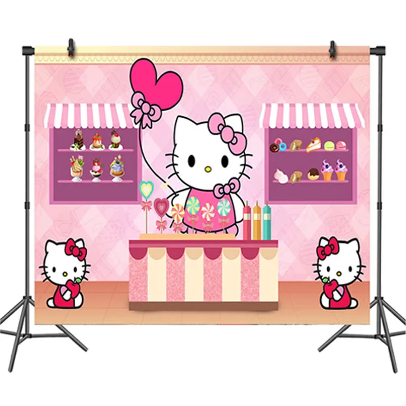 Hello Kitty Birthday Background