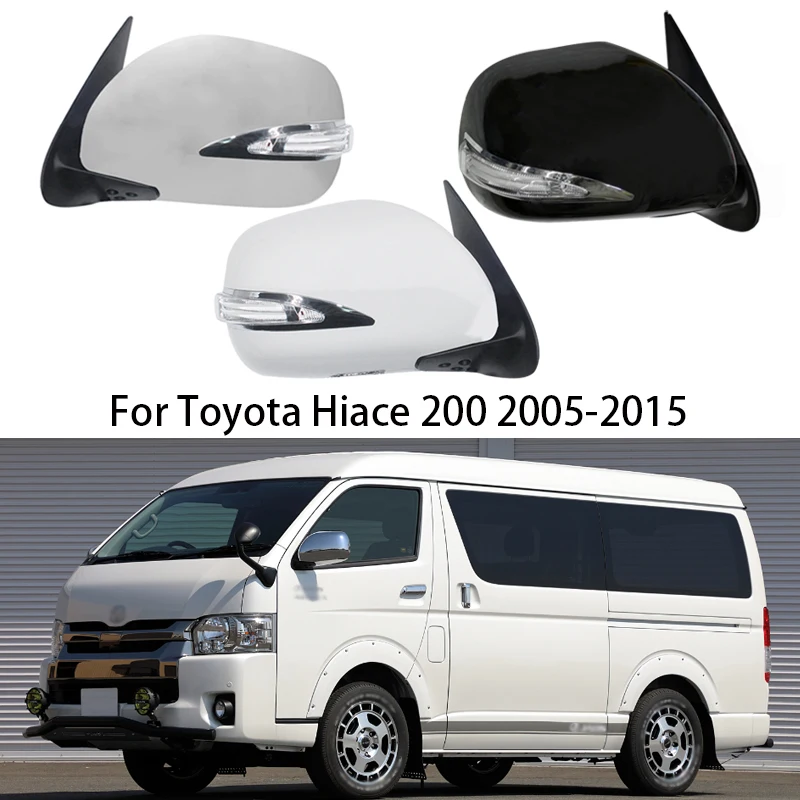 Car-Electric-Reflector-Rearview-Mirror-Assembly-For-Toyota-Hiace-200 ...
