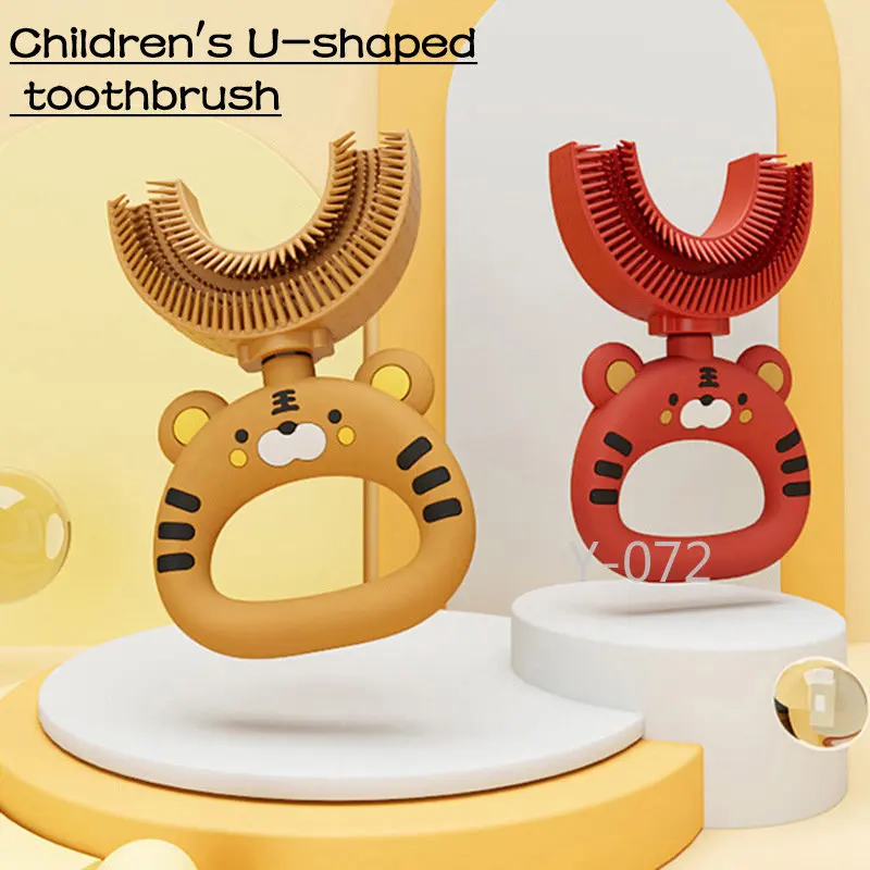 Baby-Toothbrush-Children-360-Degree-U-shaped-Toothbrush-Boy-Girl ...