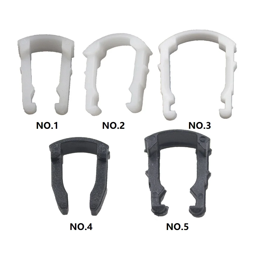 50 Pcs Accessories Fits Car Gasoline Filter Clip Fuel Pipe U Retainer Clips