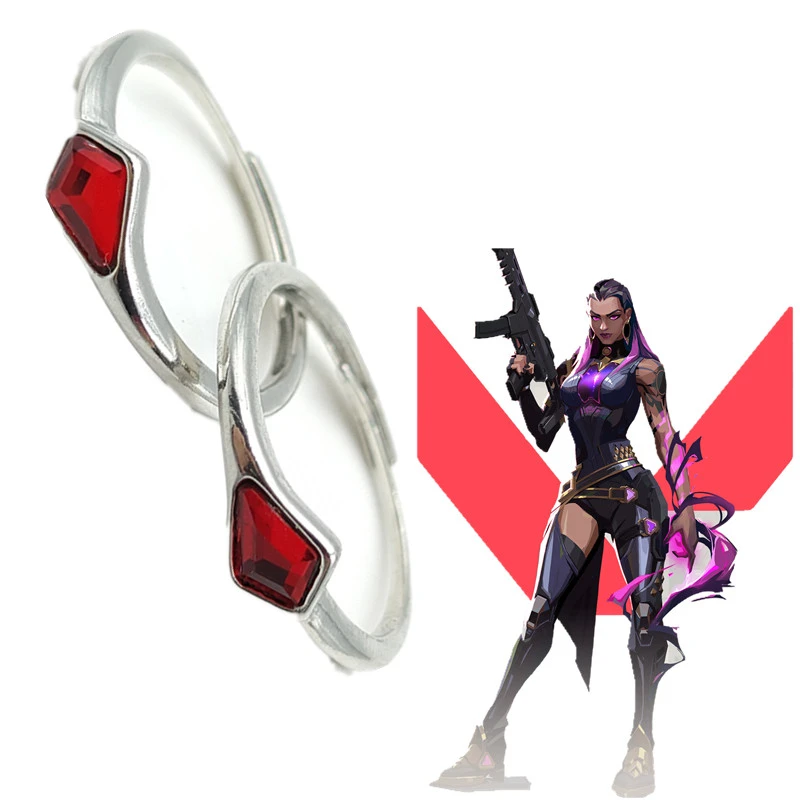 Game Valorant Inspired Reyna Ring Cosplay Props Fashion Unisex ...