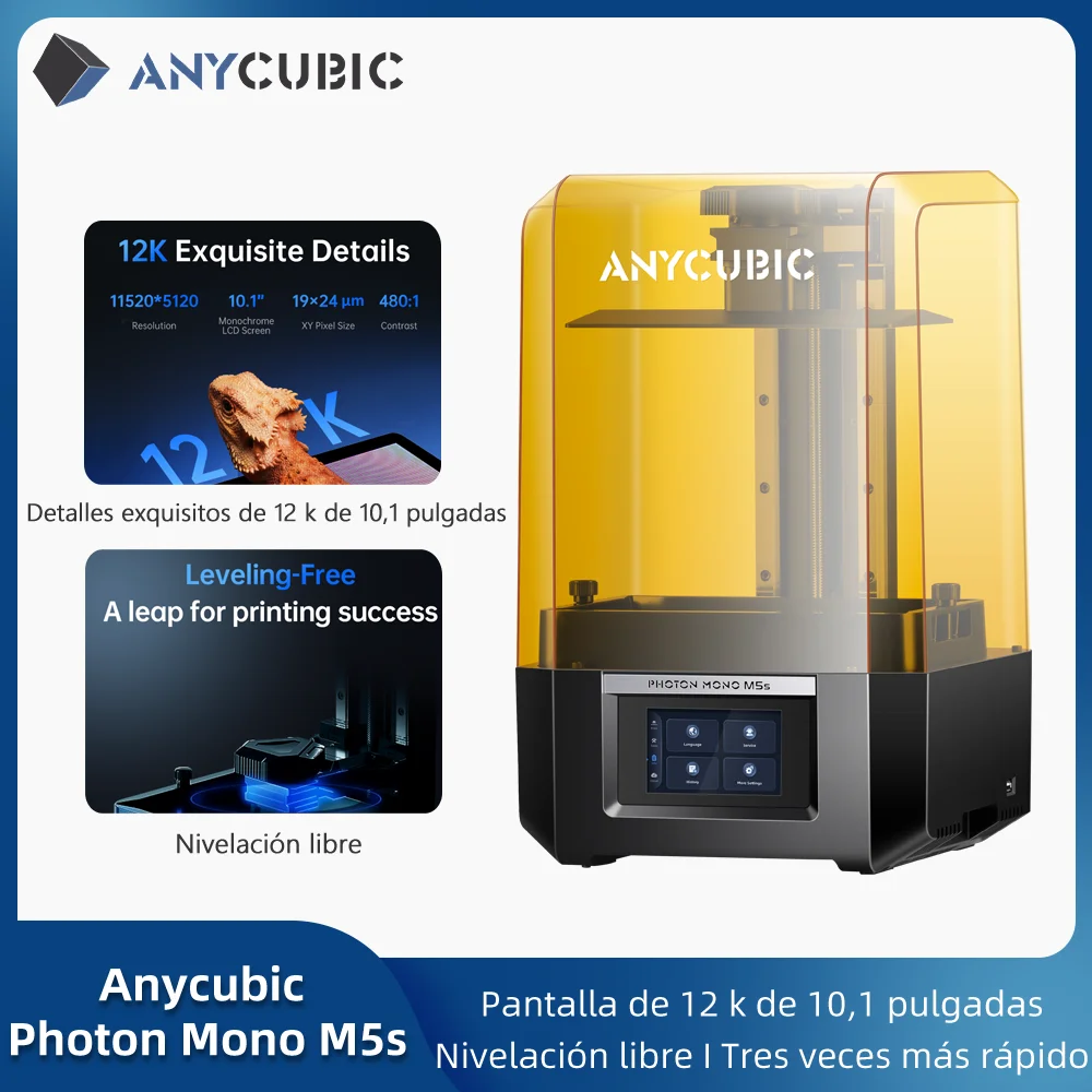 ANYCUBIC-impresora-3D-Photon-Mono-M5s-12K-dispositivo-LCD-de-alta ...