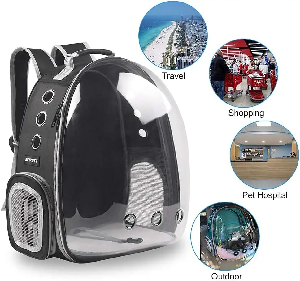 Cat-carrier-Bags-Pet-Backpacks-Portable-and-Transparent-Space-Capsules ...