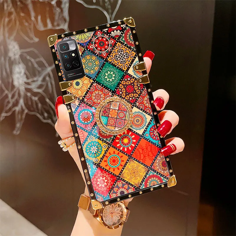 Luxury-Square-Red-Lips-Soft-Silicone-Phone-Case-For-Samsung-Galaxy-S22 ...