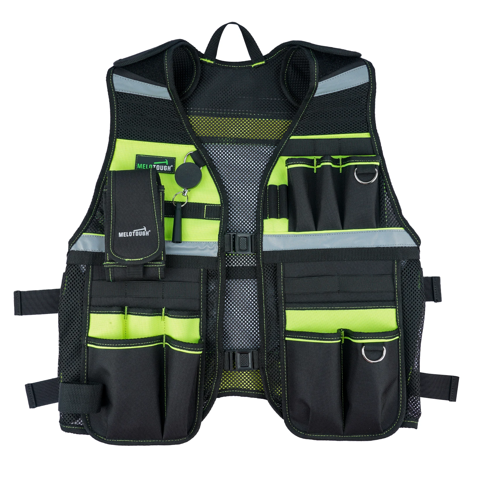 MELOTOUGH-Tool-Vest-Reflective-Safety-Tool-Vest-with-Removable-Phone ...