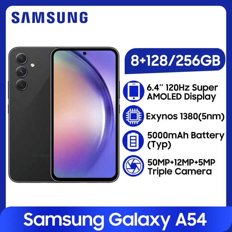 Samsung-Galaxy-A54-5G-8GB-128GB-Octa-Core-6-4-120Hz-Super-AMOLED-Screen ...