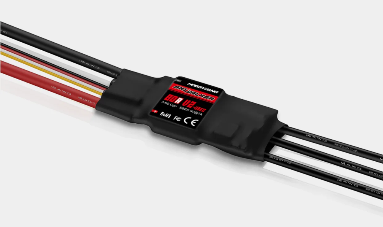Hobbywing Skywalker v2 Brushless ESC 40A 50A 80A 100A V2 Drone ESC 2-4S Speed Controller With ...