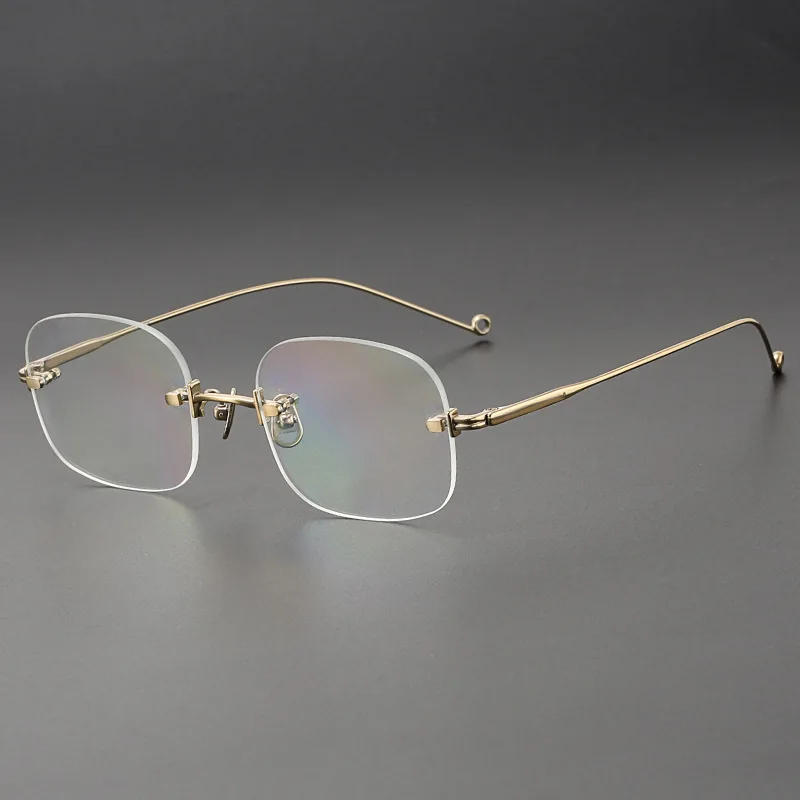 Zerosun-Titan-Lesebrille-M-nnlichen-Frauen-Gold-Rose-Brillen-Rahmen-M ...