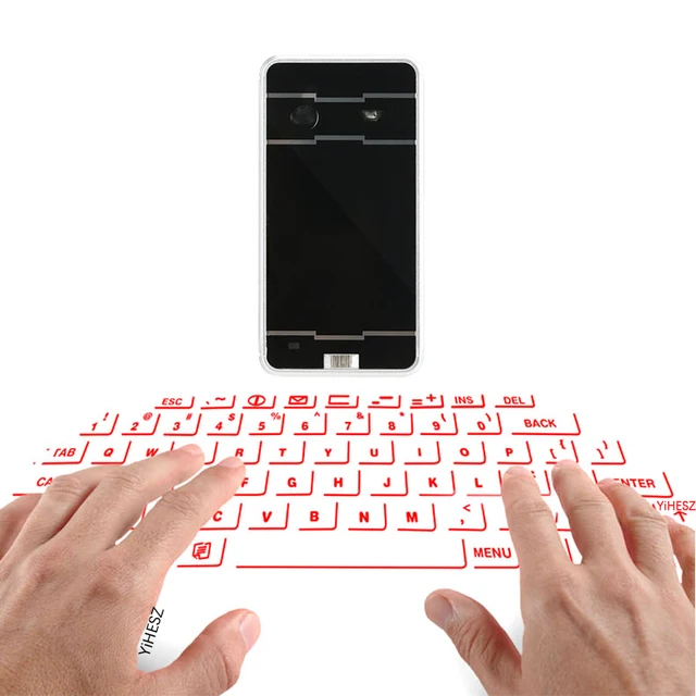 Iphone Projector Keyboard New Version 2024 (LaserX) Wireless Laser
