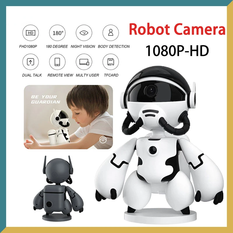 Smart Robot Ip Camera Wireless Monitor Auto Human Tracking 1080P HD ...