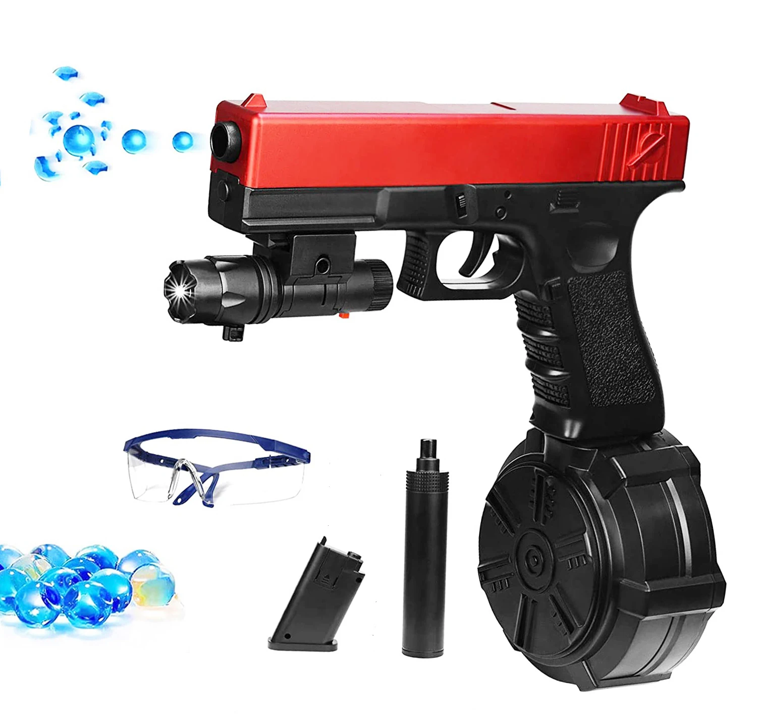 2 IN 1 JM X2 Gel Blaster Manual & Electric Splatter Ball Water Toy Gun ...