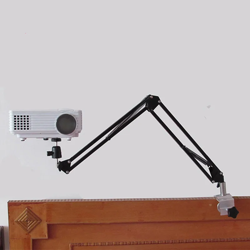 C-clamping Desk Bedeside Projector Stand Metal Holder Multi-angle ...