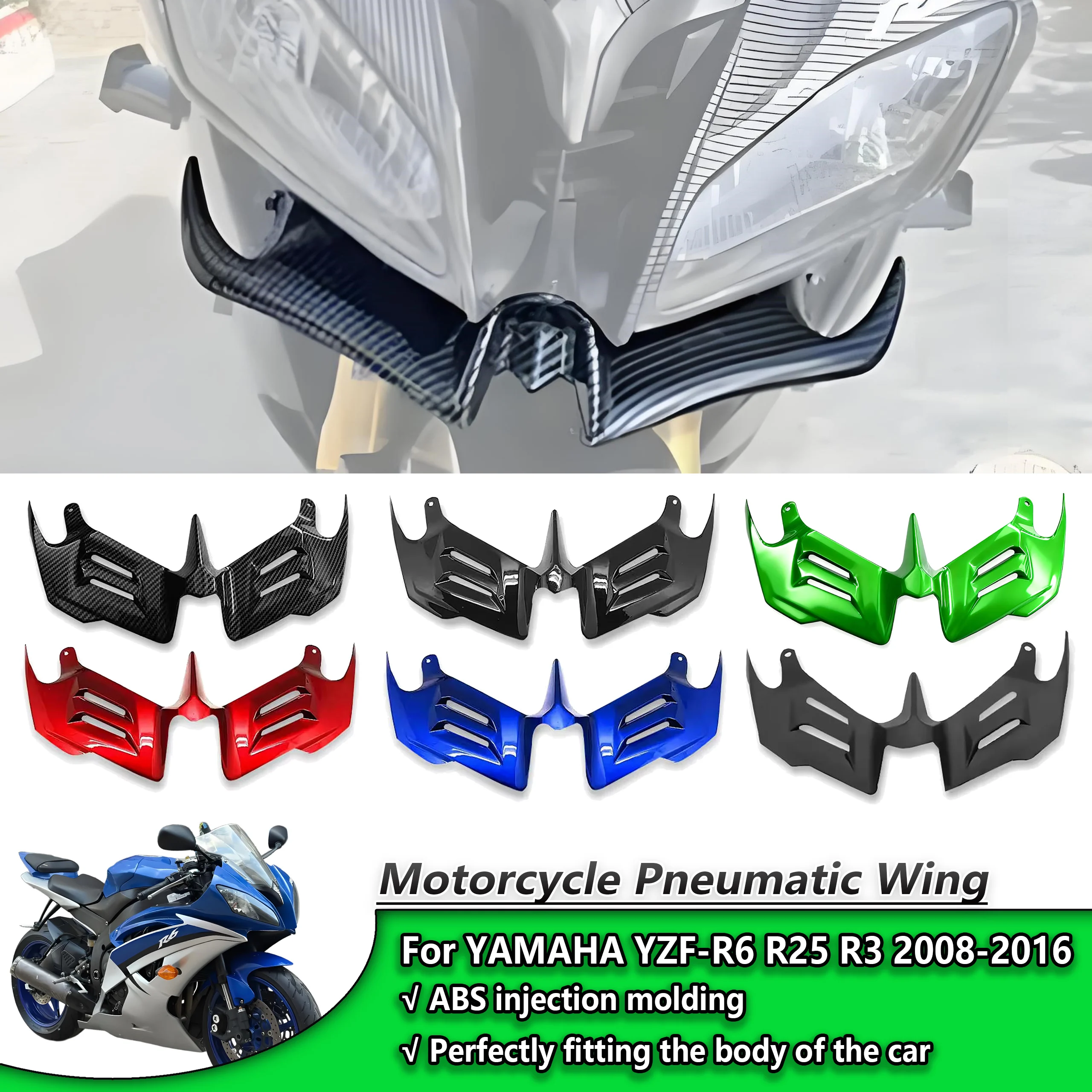 For Yamaha YZF-R6 R3 R25 2008-2016 r3 r6 r25 Motorcycle Fairing Cowl ...