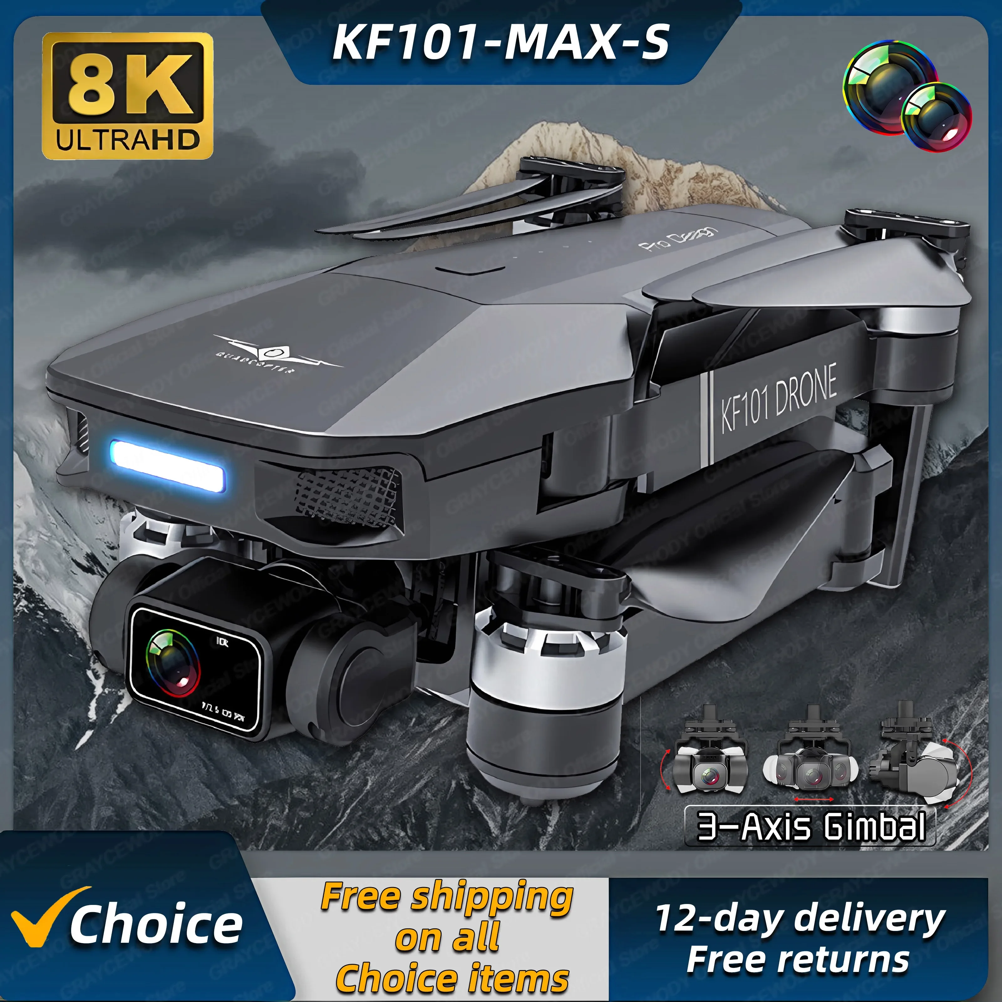 KF101Max-S-GPS-Drone-4K-Professional-8K-HD-EIS-Camera-3Axis-Gimbal ...