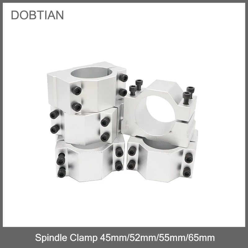 45mm-52mm-55mm-65mm-Aluminum-Spindle-Clamp-Motor-Bracket-with-4pcs ...