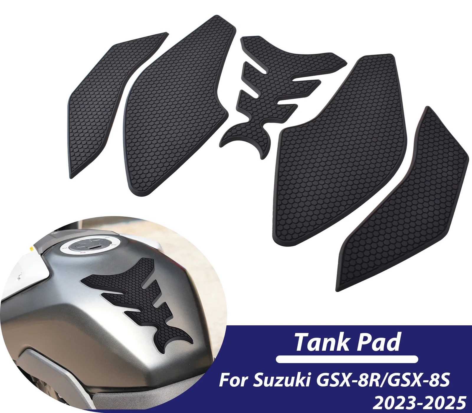 For Suzuki GSX 8R 8S 2023-2025 GSX8S Motorcycle Side Tank Pad Protector ...