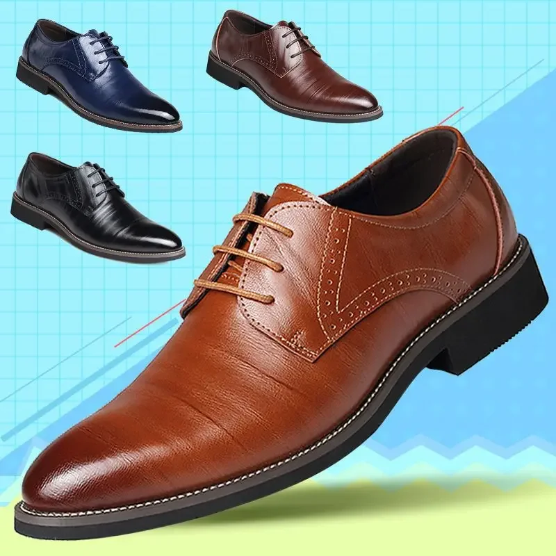 Men-Shoes-Soft-Sole-Business-Casual-Leather-Formal-Office-Shoes-Wedding ...