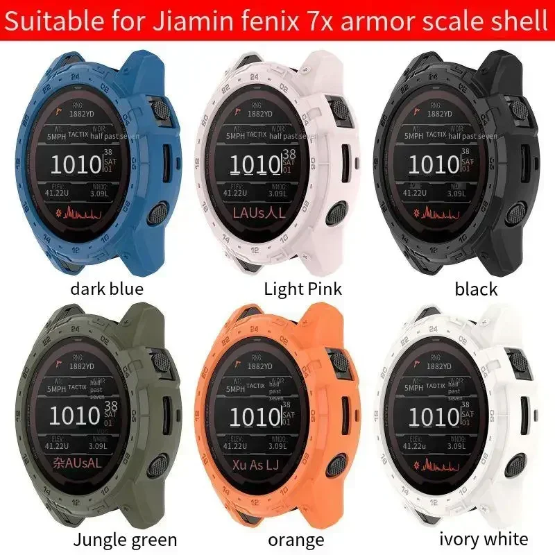 TPU Case for Garmin Fenix 7X Pro 6X 5X Tactix 7 Pro Fenix 7 6 5 Enduro ...