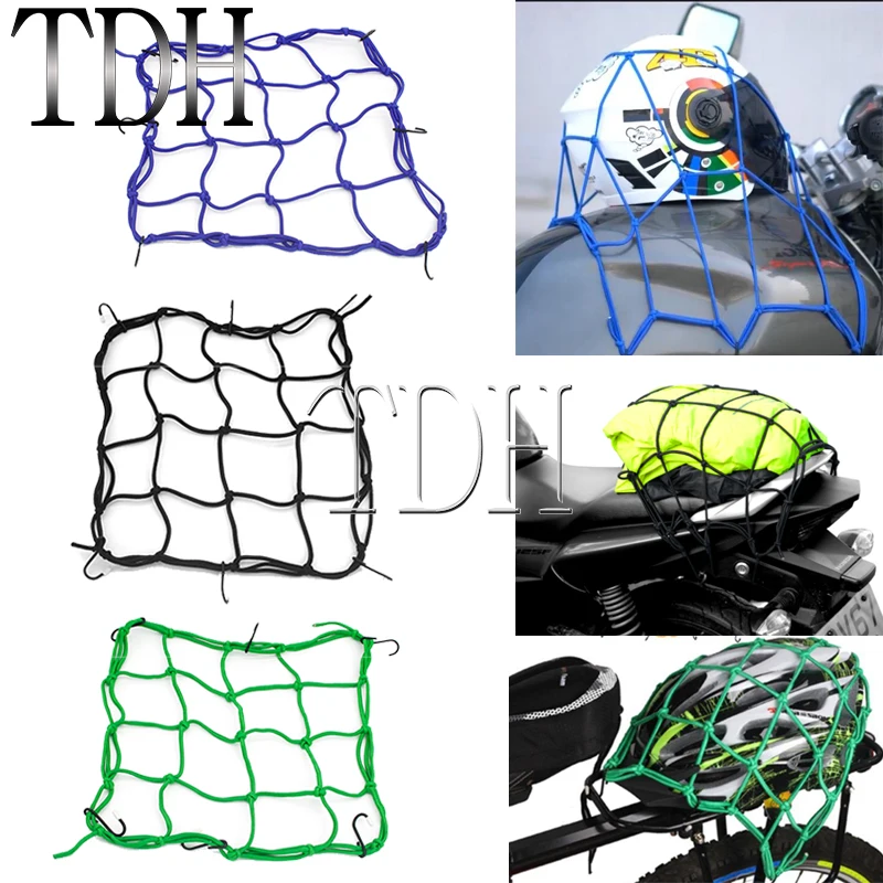Motorcycle-Luggage-Net-Helmet-Mesh-Fuel-Tank-Storage-Rubber-Band ...