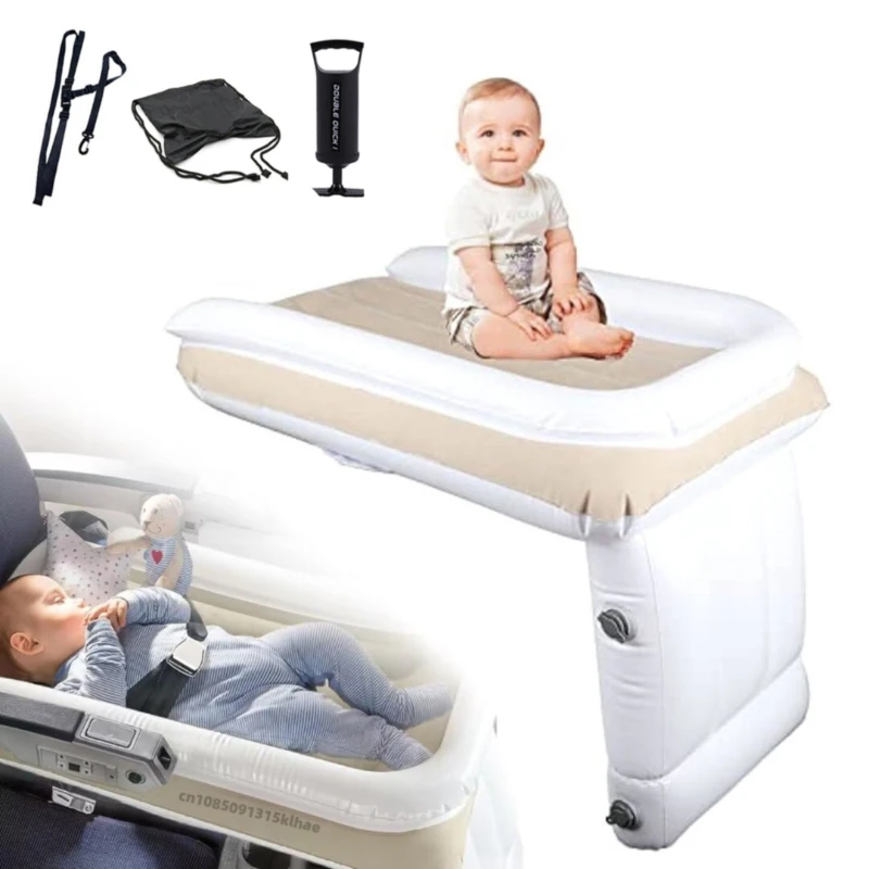 Colch-n-inflable-de-avi-n-para-beb-cama-de-viaje-plegable-colch-n-de ...