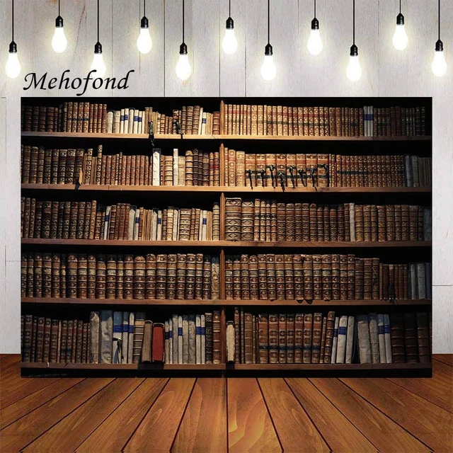 Graduation Bookshelf Background