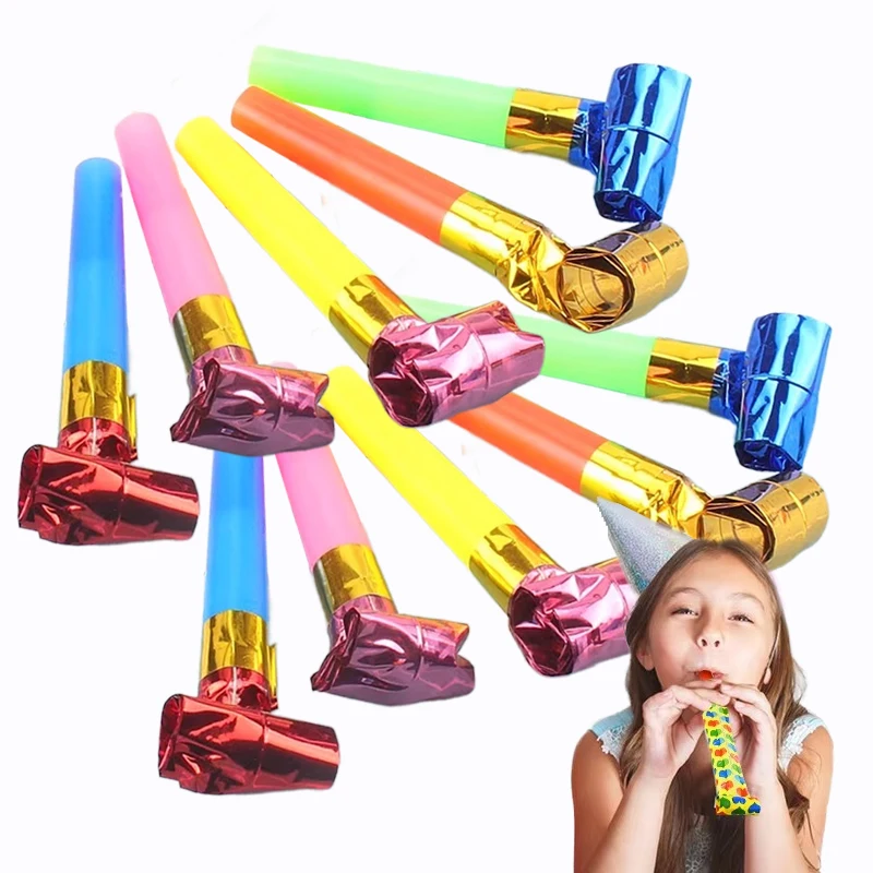 10~50pcs Blowing Dragon Whistle Cheering Props Kids Game Whistle ...
