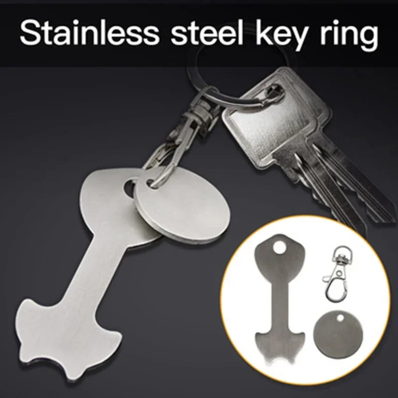 Metal-Aluminum-Alloy-Key-Ring-Token-Key-Chain-Shopping-Trolley-Tokens ...