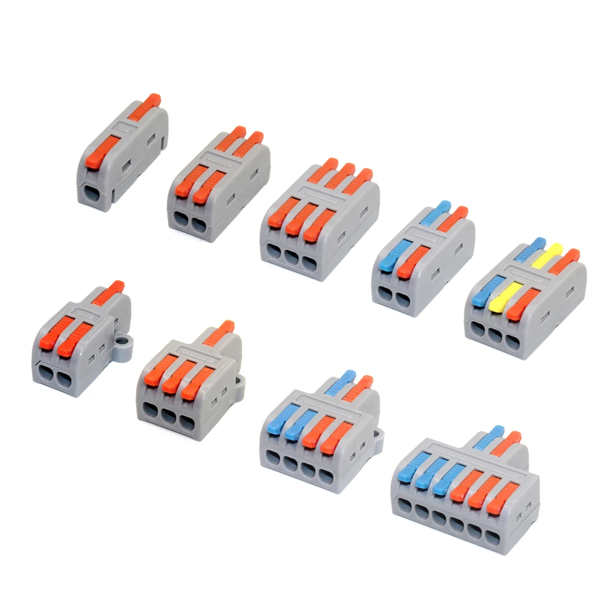 10-50pcs-Mini-Quick-Wire-Connector-Universal-Compact-Wiring-Splicing ...