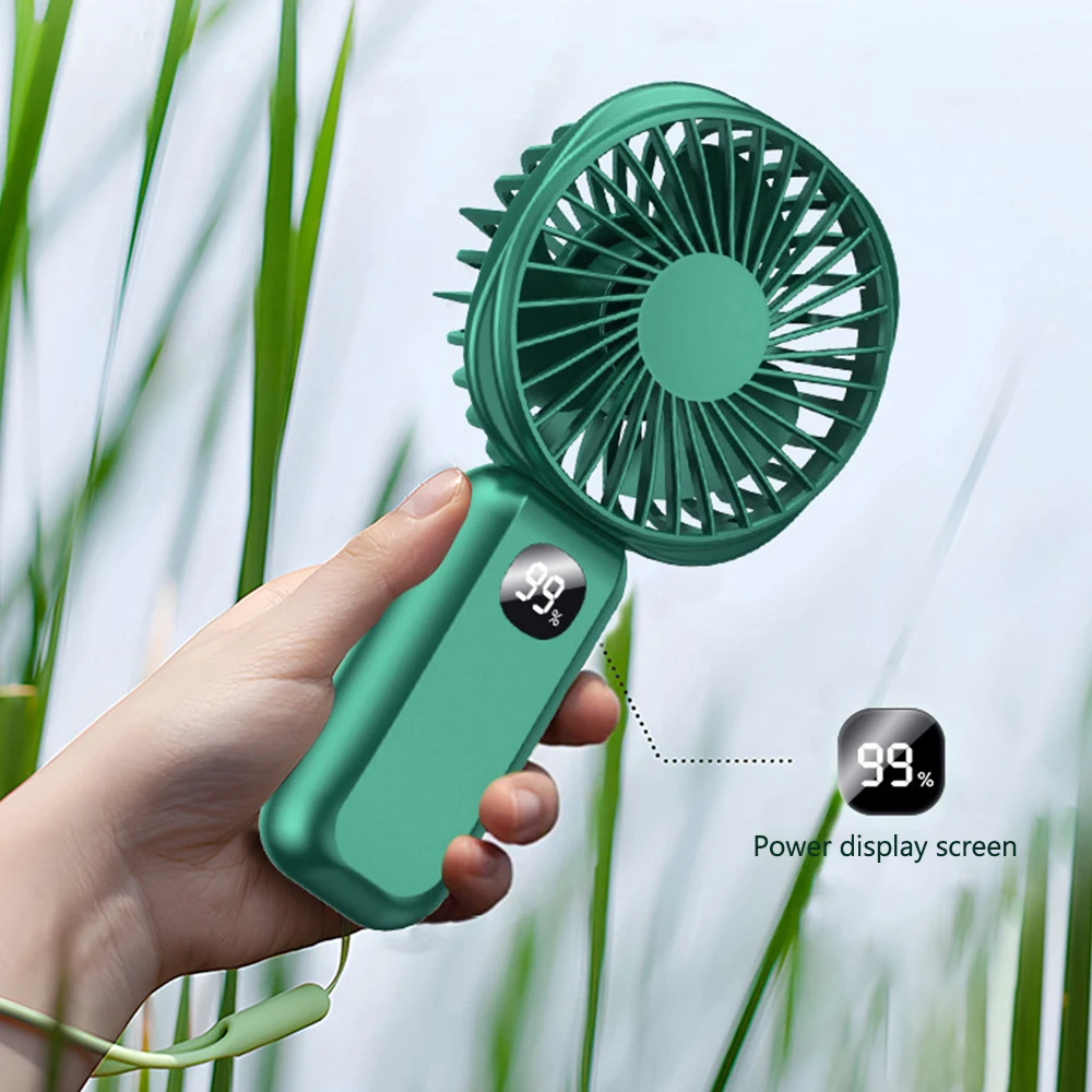 USB-Handheld-Fan-Mini-Rechargeable-Fan-With-Digital-Display-And-Night ...