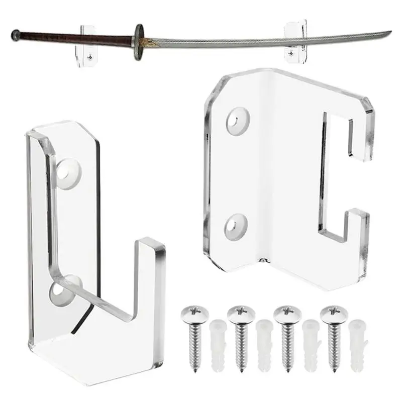 Swords-Display-Rack-Horizontal-Swords-Wall-Mount-Clear-Acrylic-Display ...