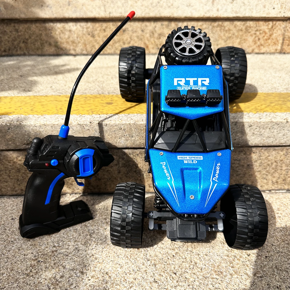 RC Car 2.4G Radio Control Car 27 CM Alloy Car Buggy Off-Road Remote ...