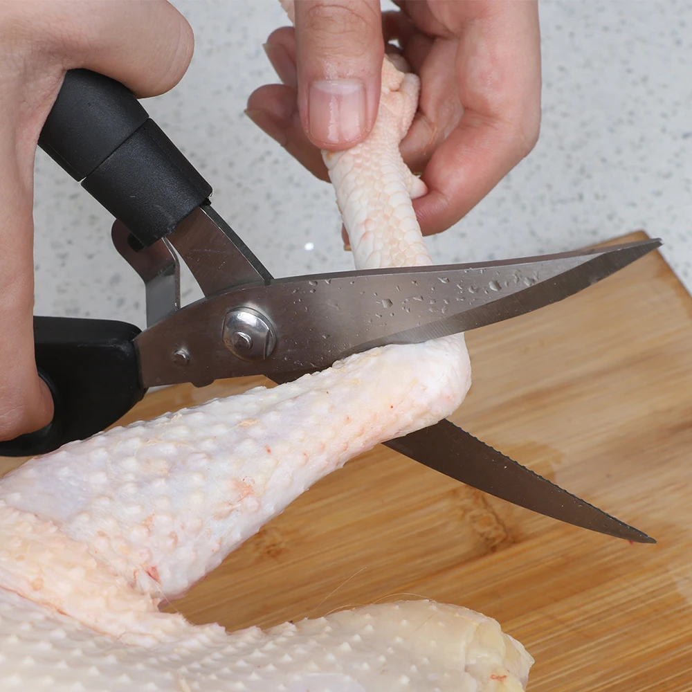 Super Power Kitchen Scissors 4Cr13 Stainless Steel Poultry Scissors ...