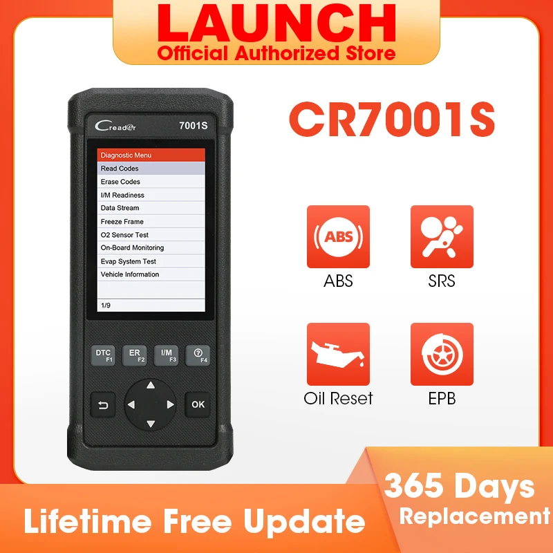 Launch Creader 7001s Cr7001s Launch – Outil De Diagnostic Creader 7001s ...