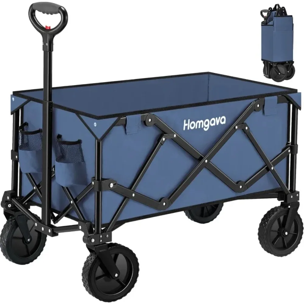 Collapsible-Folding-Wagon-Cart-Heavy-Duty-Garden-Cart-with-All-Terrain ...