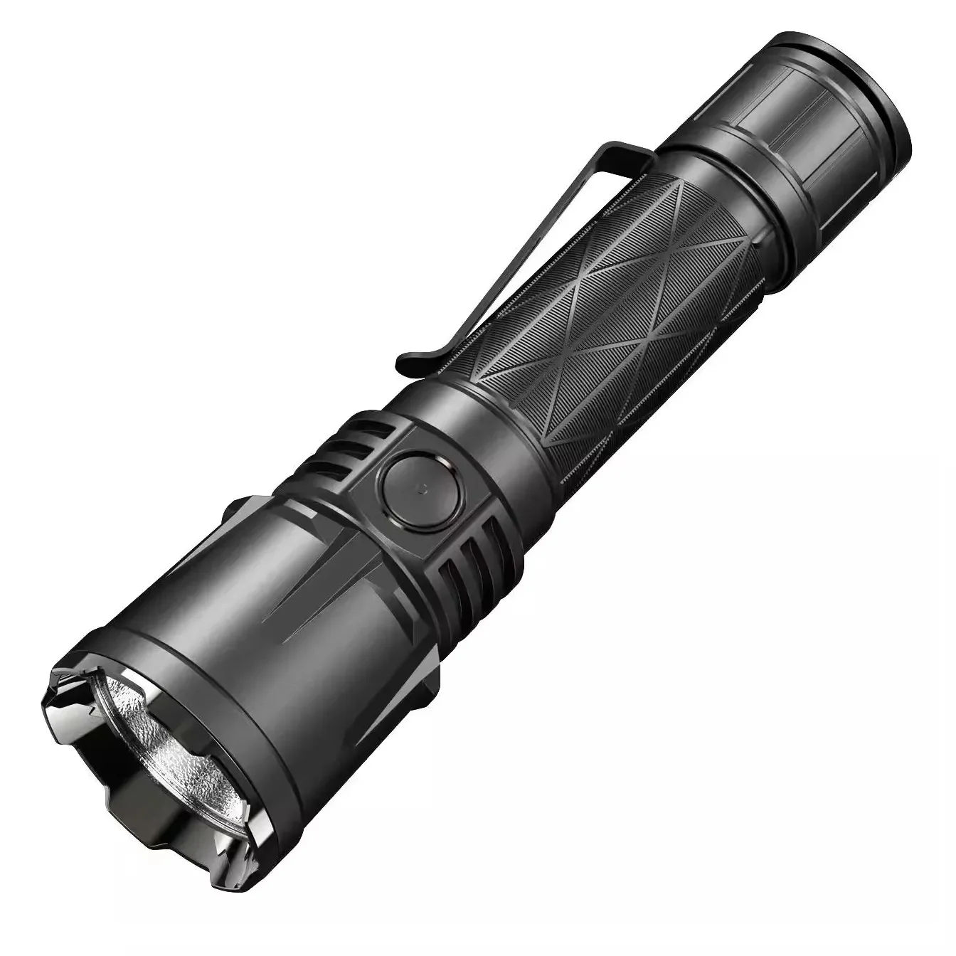Tactical-Flashlight-CREE-XHP70-2-4000LM-Rechargeable-Police-Torch-Light ...