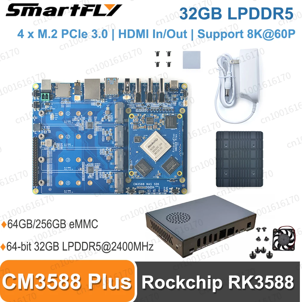 CM3588-Plus-Kit-NAS-placa-de-desarrollo-controlador-Ethernet-PCIe-2-5G ...