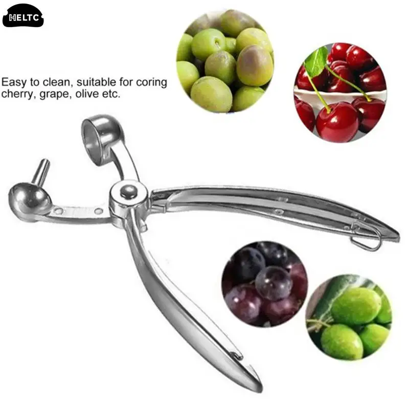 1pcs-Cherry-Fruit-Kitchen-Pitter-Remover-Olive-Corer-Remove-Pit-Tool ...