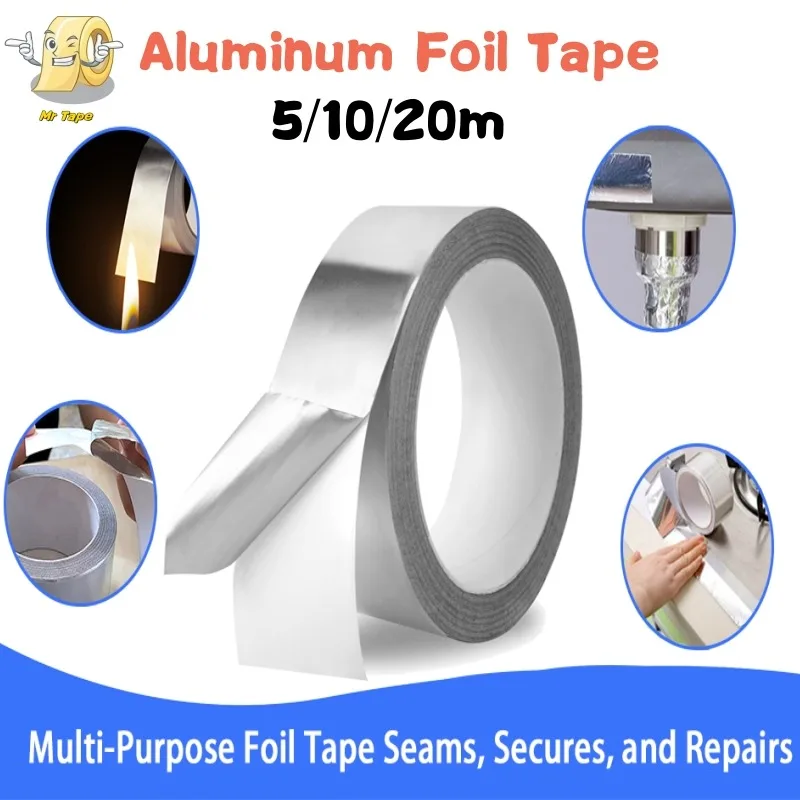 High-Temperature-Resistance-Aluminum-Foil-Tapes-Stovetop-Mildew-Stickers-Leak-Proof-Repair-Tape ...