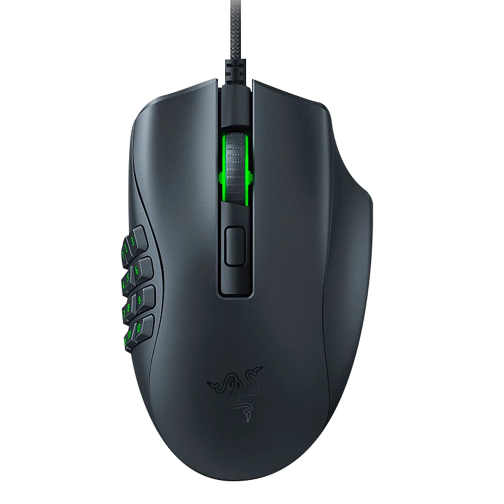 Razer Naga X MMO Wired RGB Gaming Mouse Lightweight Mouse with 2nd gen ...