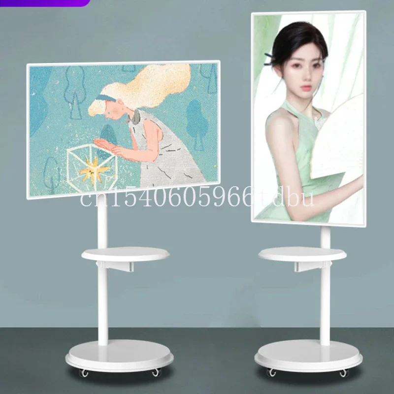 Vertical-Screen-TV-Floor-Type-Rack-Mobile-Outdoor-Live-Display-Screen ...