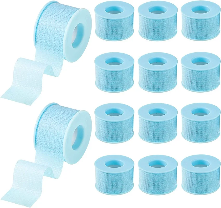12-Rolls-Breathable-Easy-To-Tear-Medical-Tape-Eye-Paper-Under-Patches ...