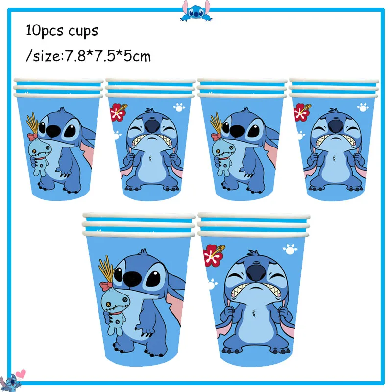 Decoraciones para fiesta de cumpleaños de Disney Stitch, Lilo y Stitch ...