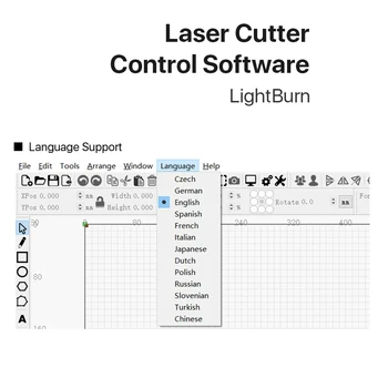 Laser Engraver LightBurn G-code Forever License Key Control Software ...