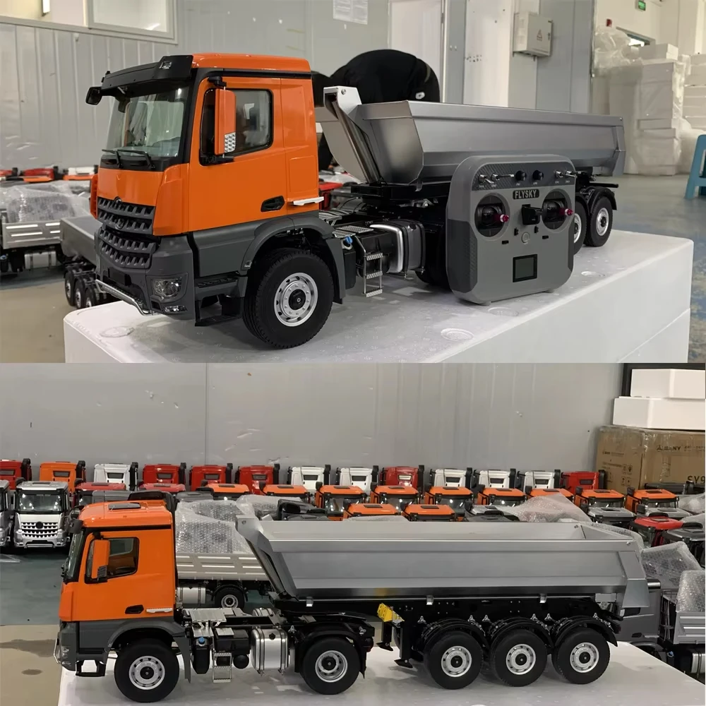 NEW KABOLITE 5801 1/14 Scale RC Metal Tractor Truck With Trailer 4x4 RC ...