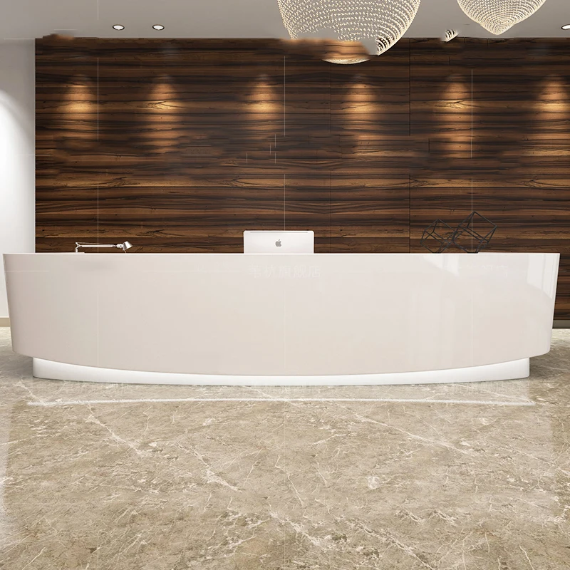 Church-White-Reception-Desk-Front-Pulpit-Banco-Simplicity-Cash-Register ...