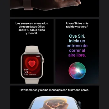 Apple-reloj inteligente Serie 9 100% Original, dispositivo con GPS de ...