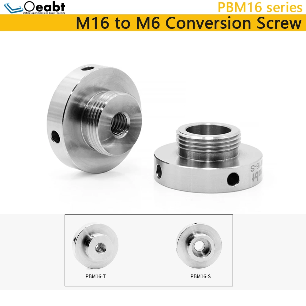 PBM16 Series M16 / M6 Manual Screw Type M16 To M6 Upright Support ...